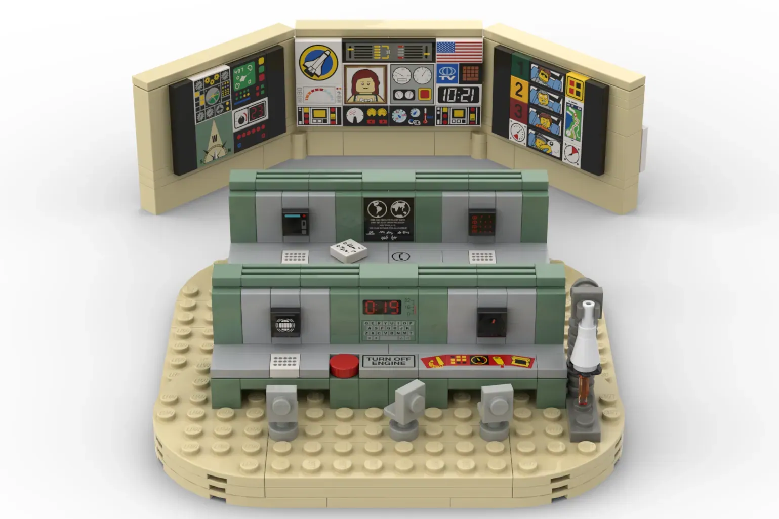 Mission Control Micro Center | LEGO® Ideas