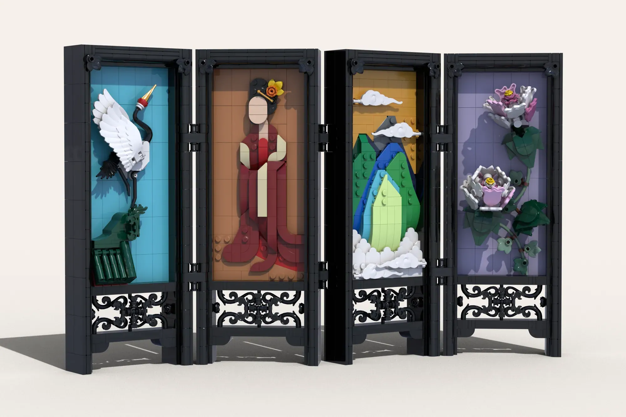 Chinese Folding Screen | LEGO® Ideas