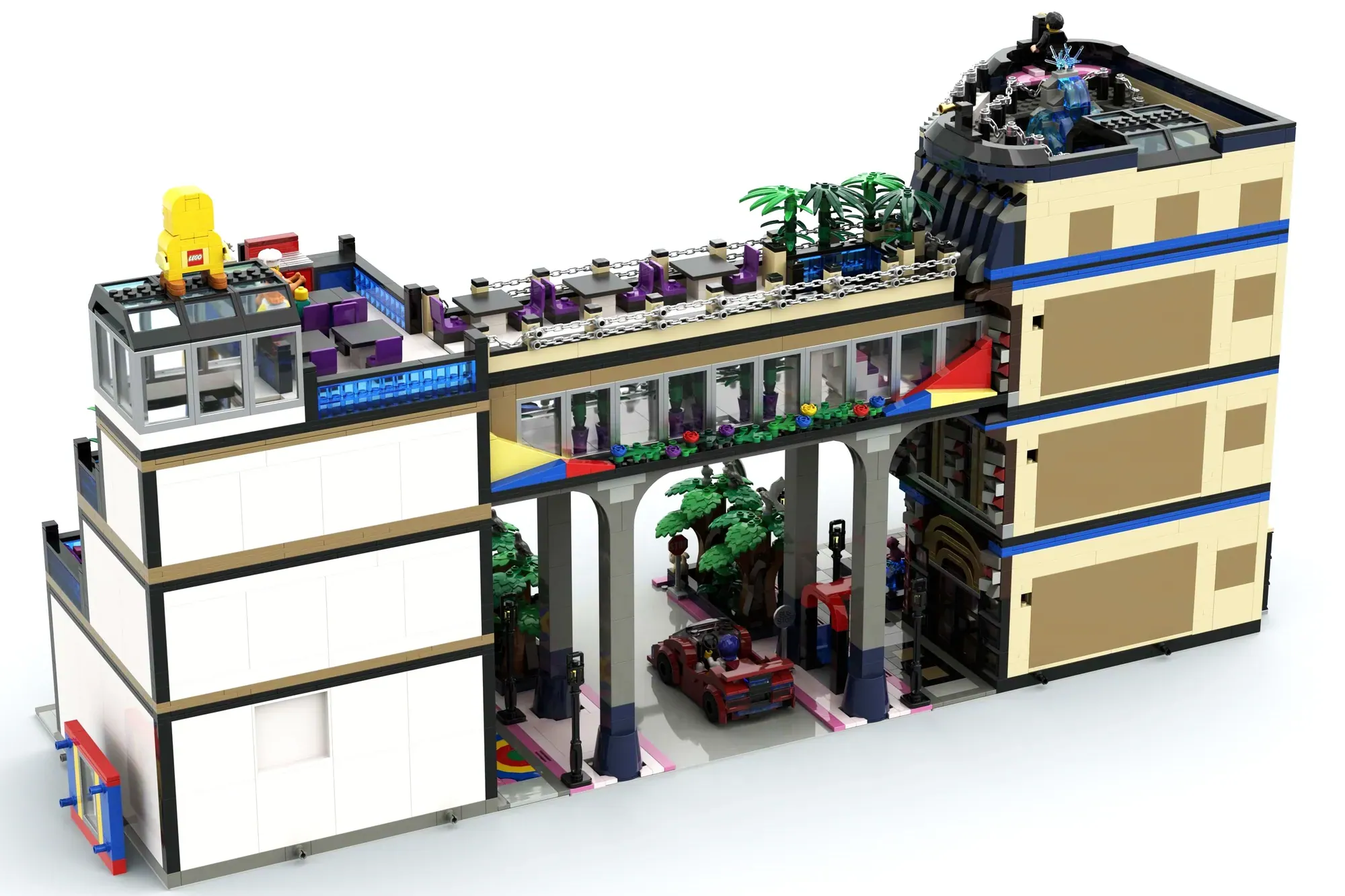 Modular Shopping Centre: The Sky Walk | LEGO® Ideas