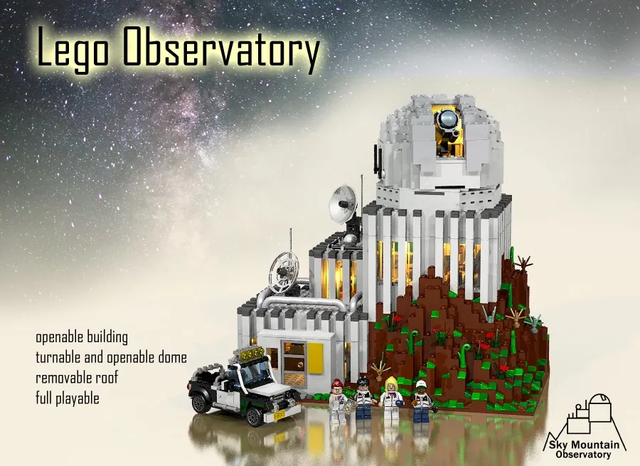 Lego Observatory - Sky Mountain | LEGO® Ideas