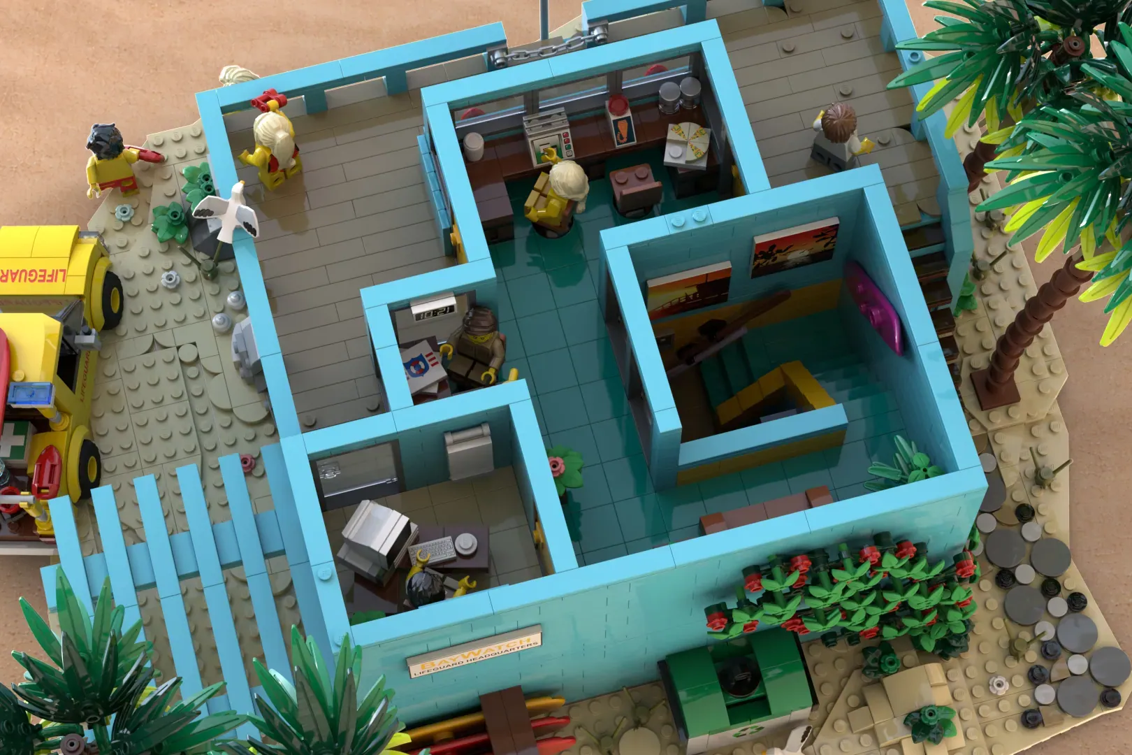 Baywatch Lifeguard Headquarters | LEGO® Ideas
