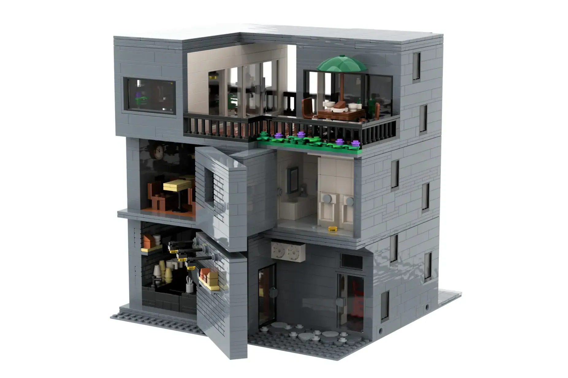 The Starbucks Modular | LEGO® Ideas