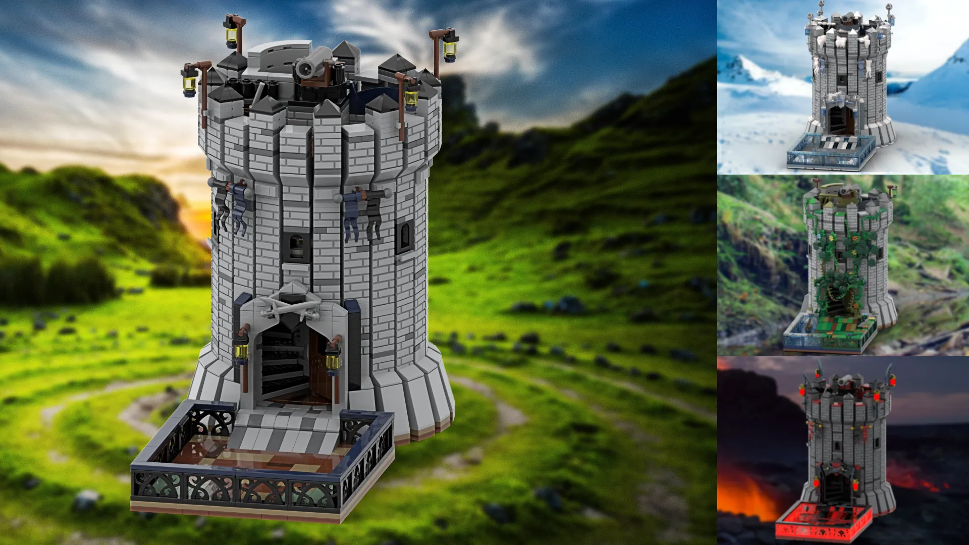 Tabletop Roleplaying Dice Tower & Alteration Sets | LEGO® Ideas