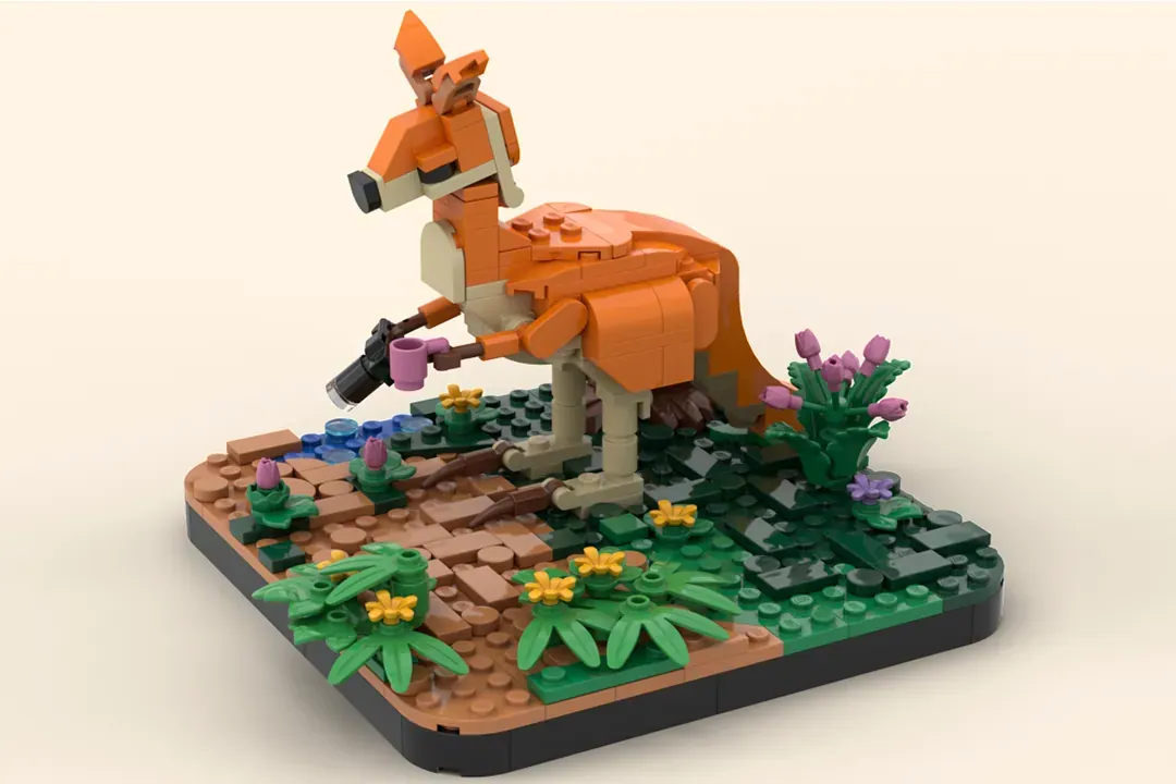 Kangaroo Display Habitat | LEGO® Ideas