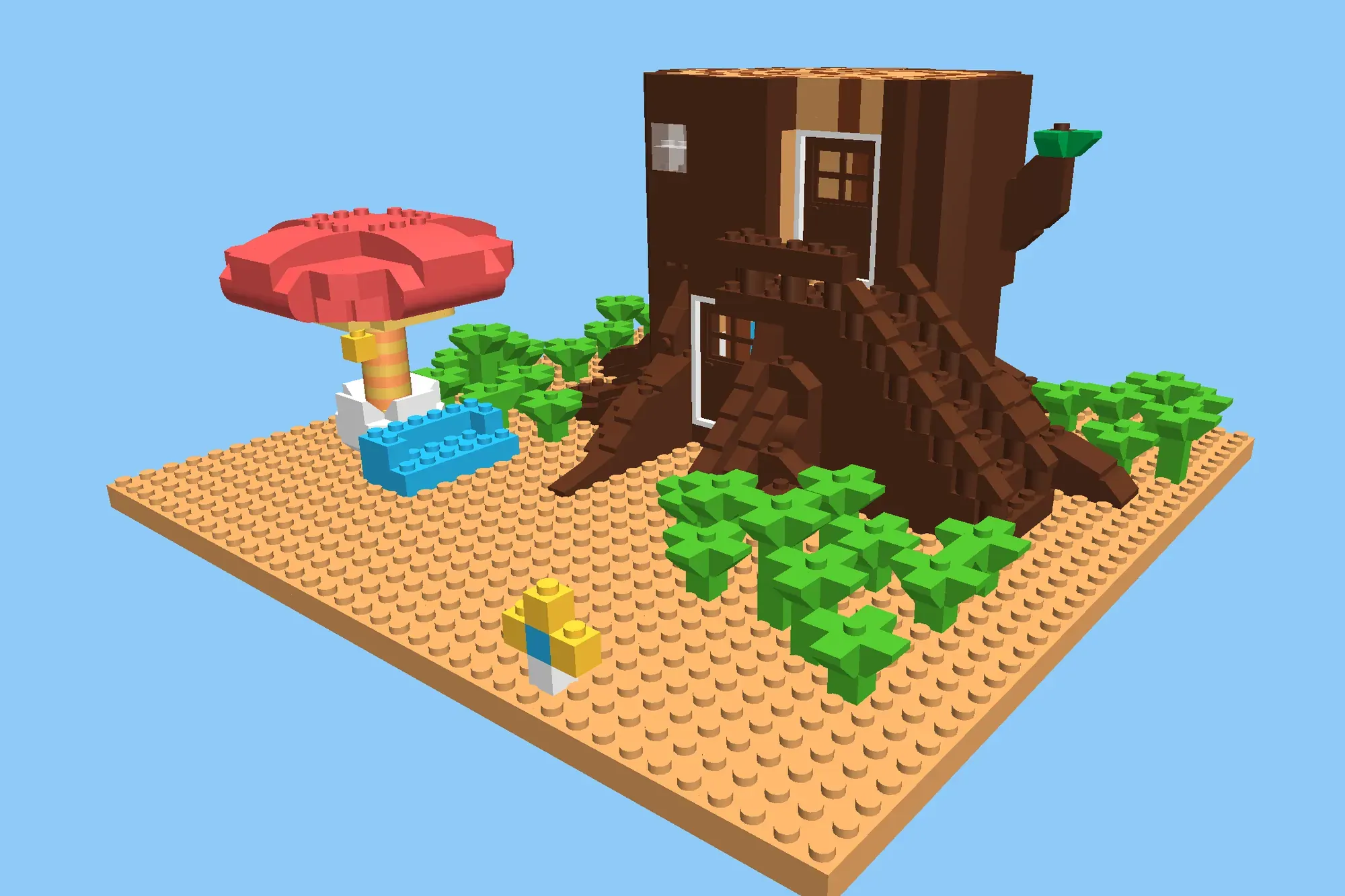 Bookstores and Houses Made of Stumps | LEGO® Ideas