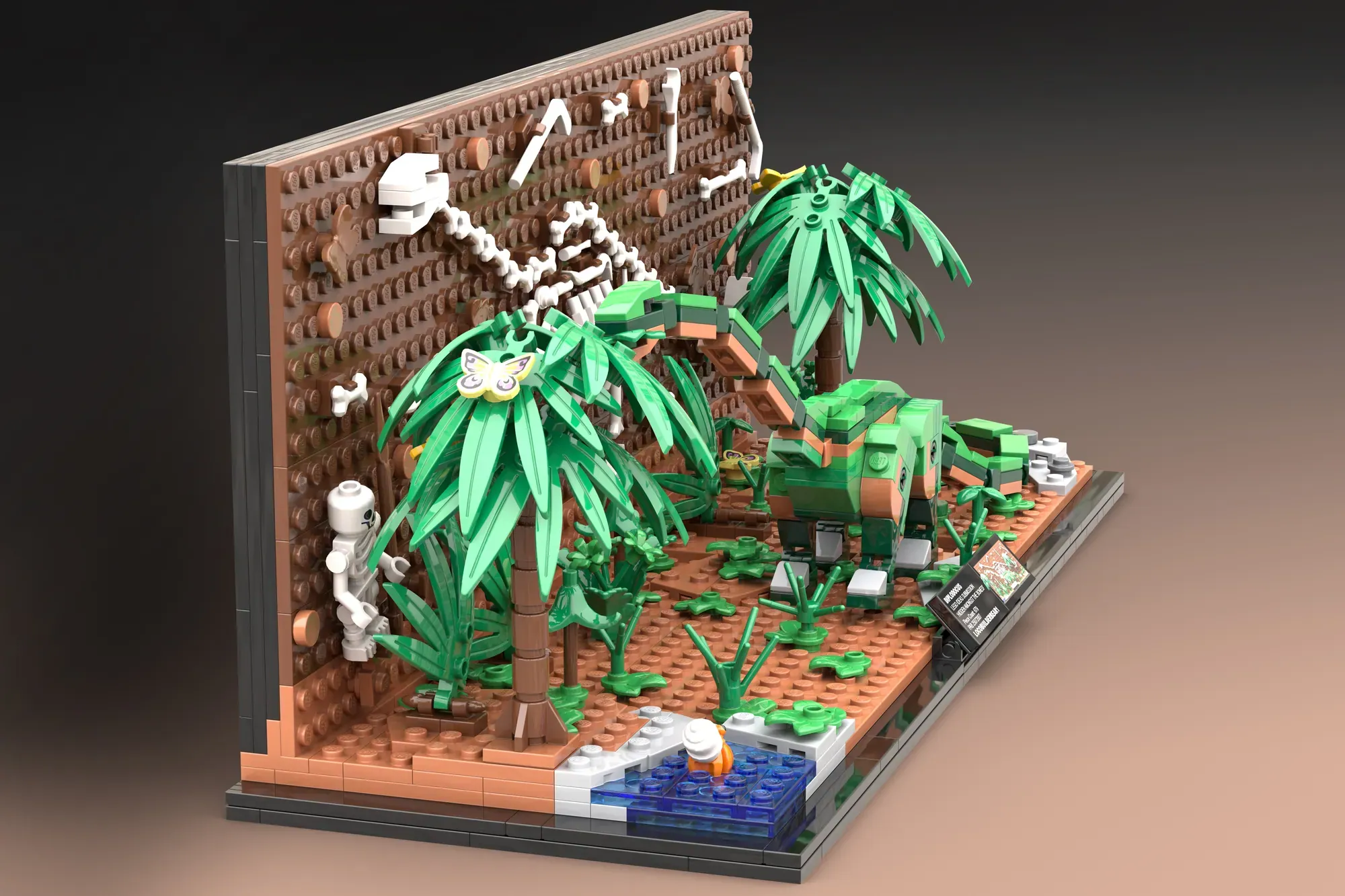 Diplodocus Diorama - ‘Hidden Amongst the Bones’ | LEGO® Ideas