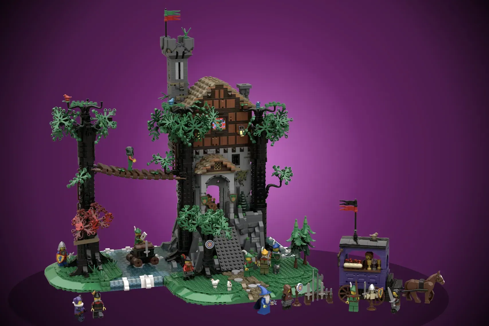 The Forestmen's King's Castle | LEGO® Ideas