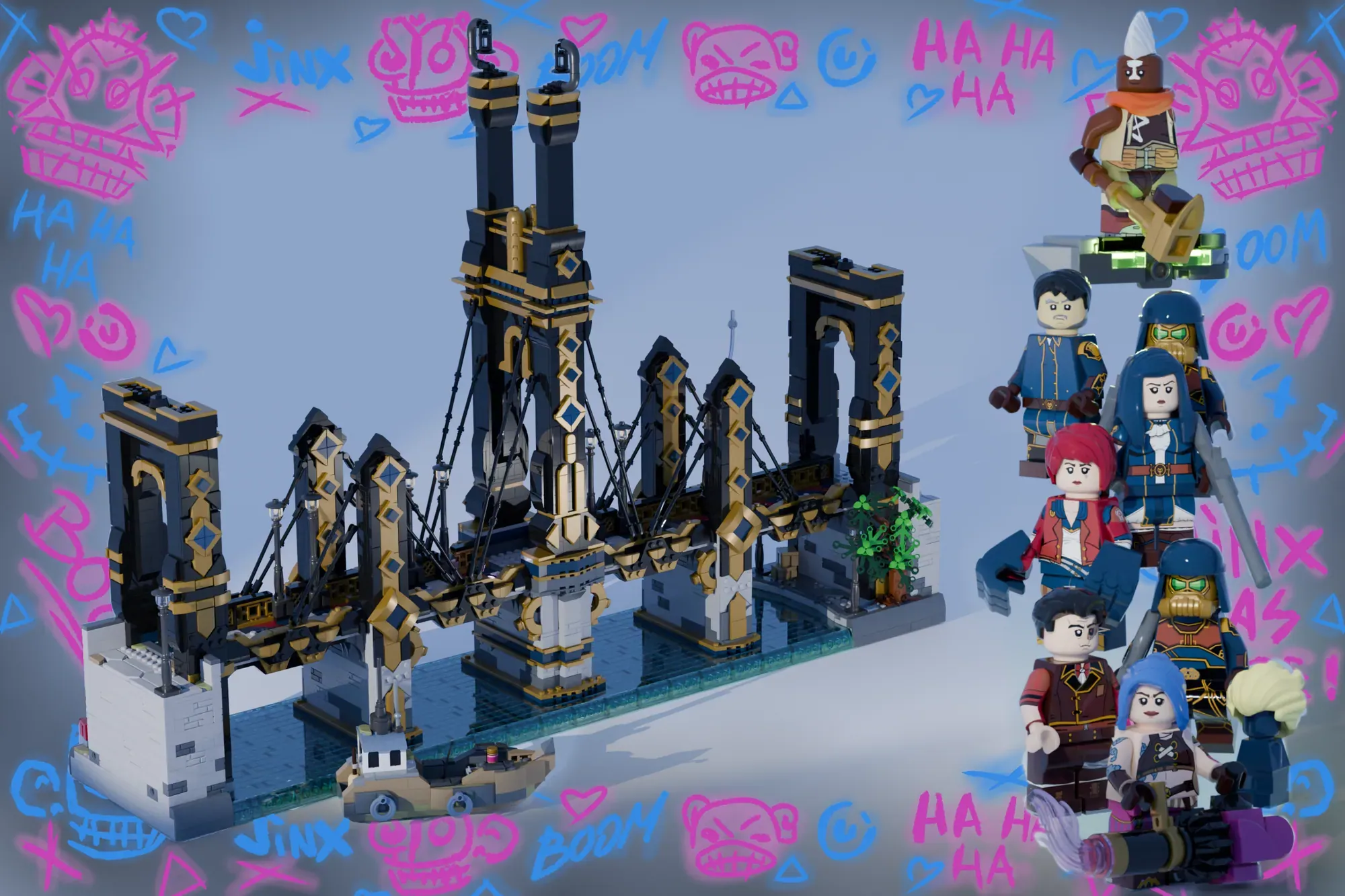 Arcane - League of Legends: The Bridge | LEGO® Ideas