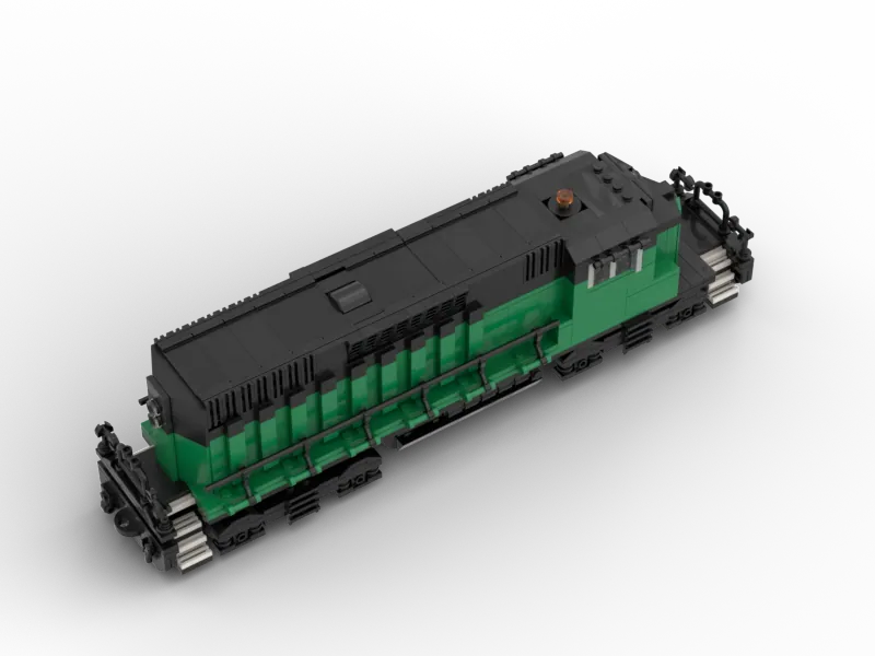 Burlington Northern / Furx Gp40-2 Locomotive Whit Tank Cars In ...