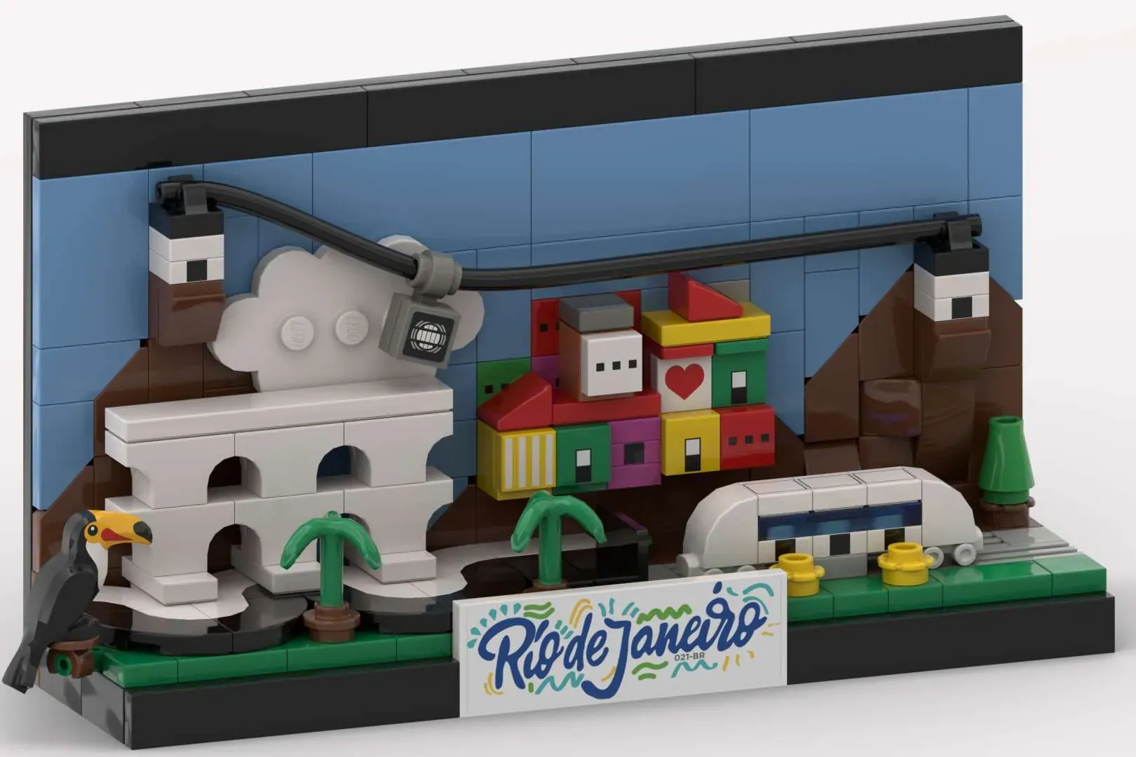 Discover the Soul of Rio in Bricks! Rio De Janeiro Postcard. | LEGO® Ideas