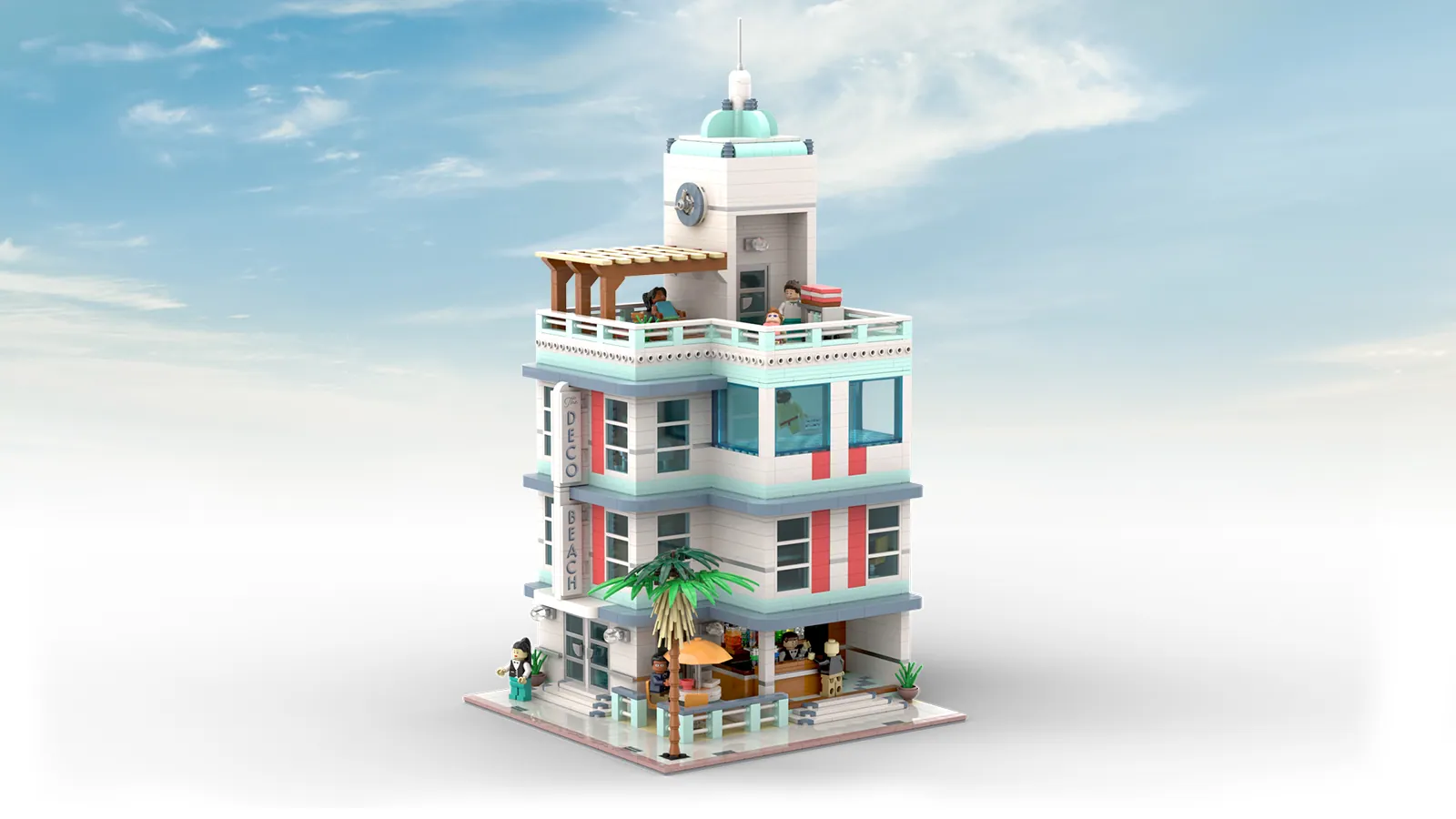 The Deco Beach Hotel | LEGO® Ideas