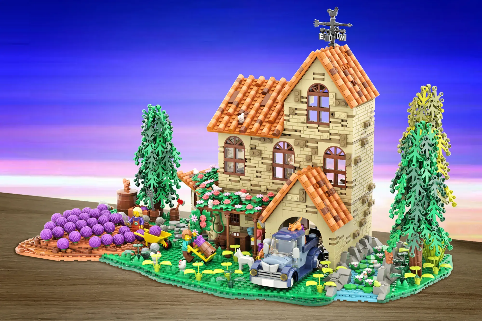 Lavender Fields Villa | LEGO® Ideas