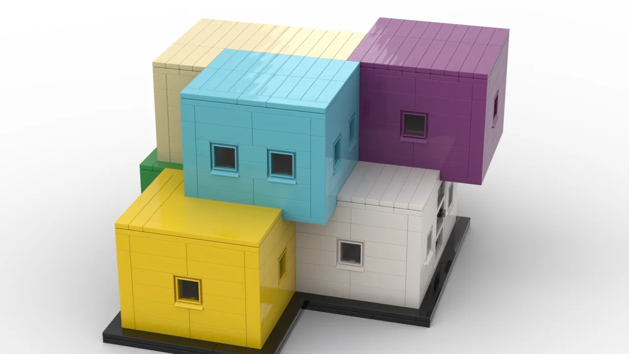 Colorful Blocky House | LEGO® Ideas