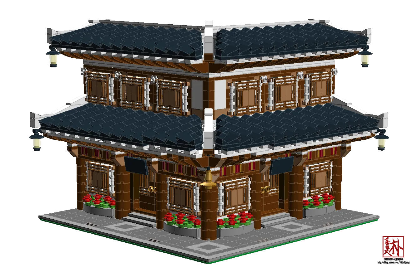 Modular Oriental Teahouse | LEGO® Ideas