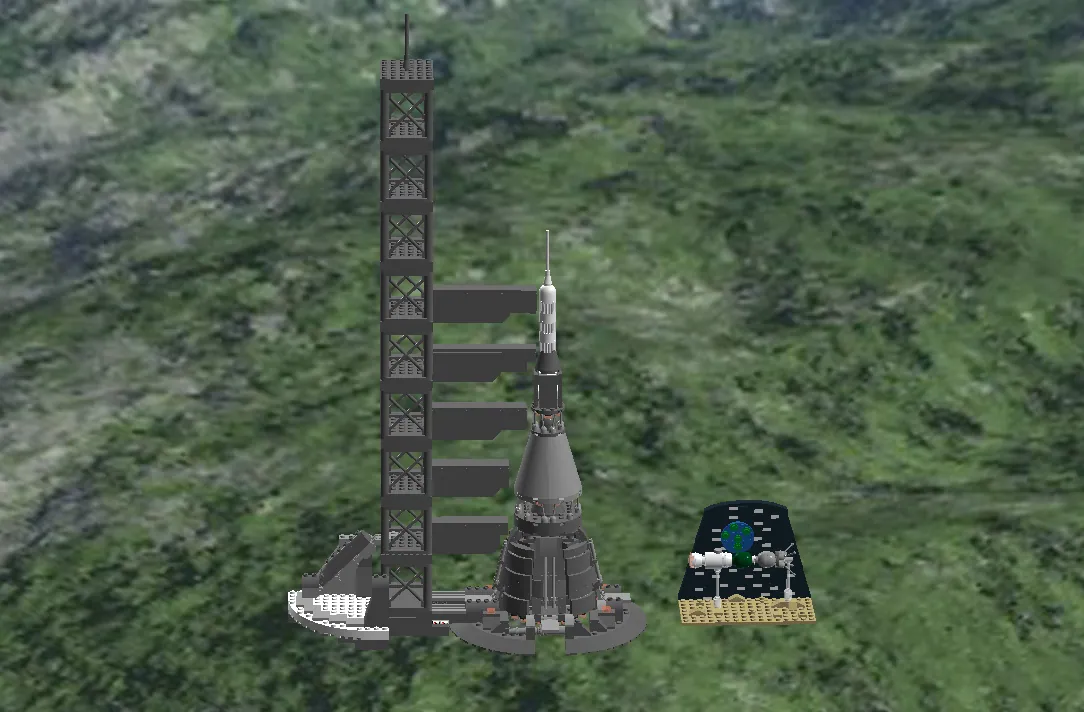 N1 Rocket with Launchpad | LEGO® Ideas