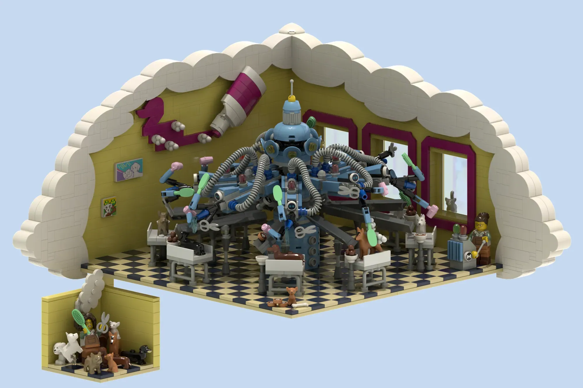 D.O.G.S. - Dog Octo-Grooming Station | LEGO® Ideas