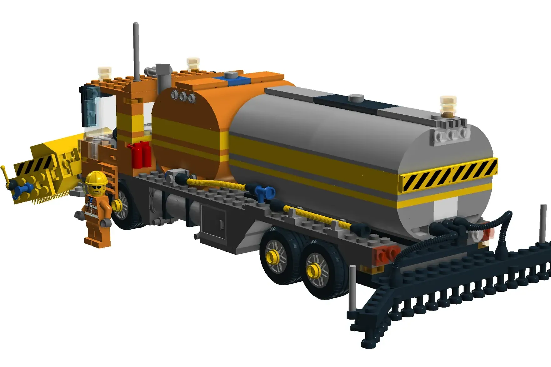 Bitumen Sprayer, Road Sweeper & Sprinkler / Road Construction | LEGO® Ideas