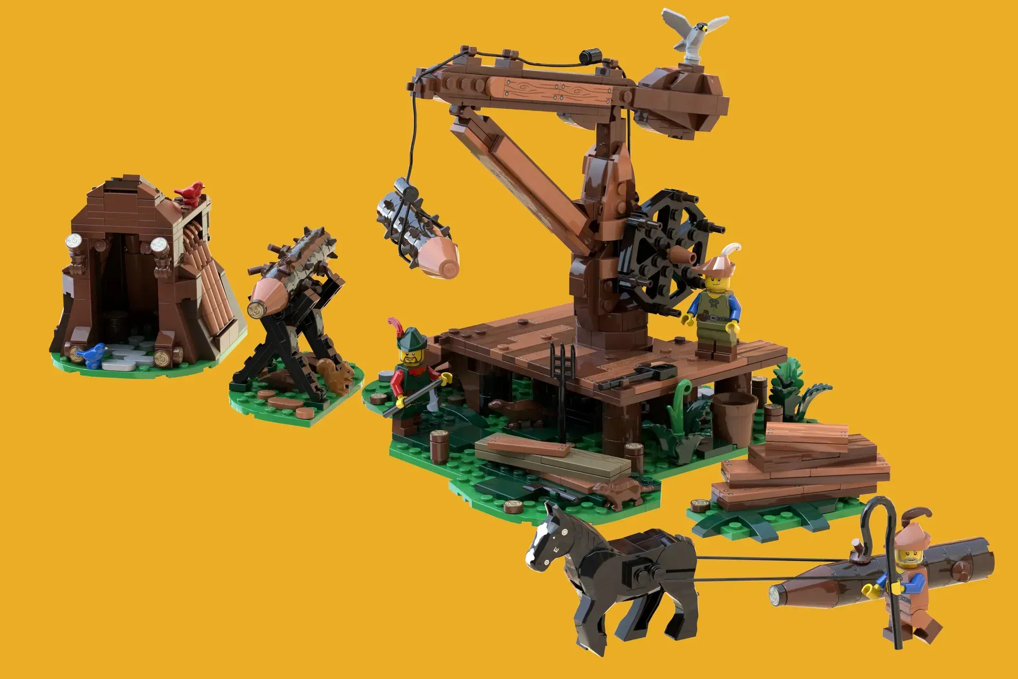 Medieval Sawmill | LEGO® Ideas