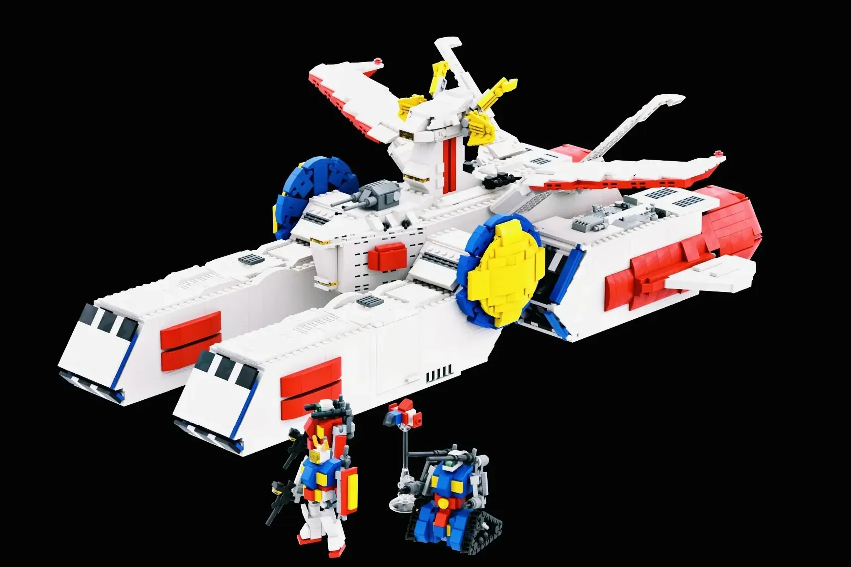 Gundam - The White Base and Battle Plan V | LEGO® Ideas