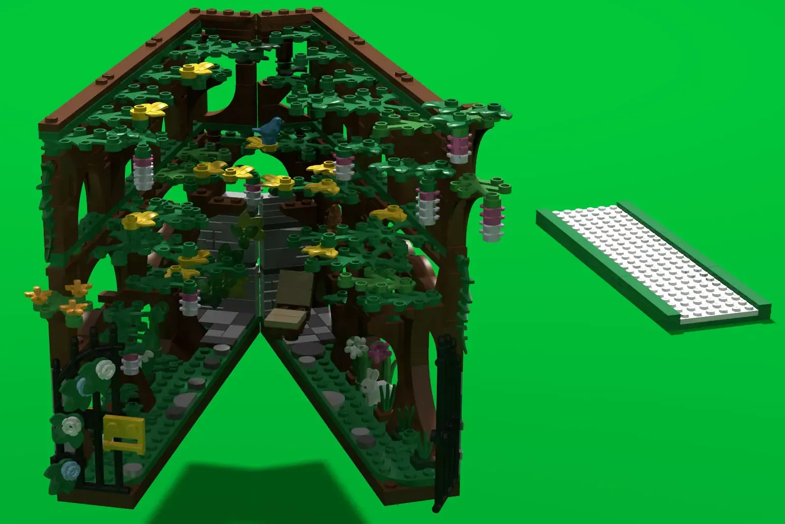 Secret Garden Bookend | LEGO® Ideas