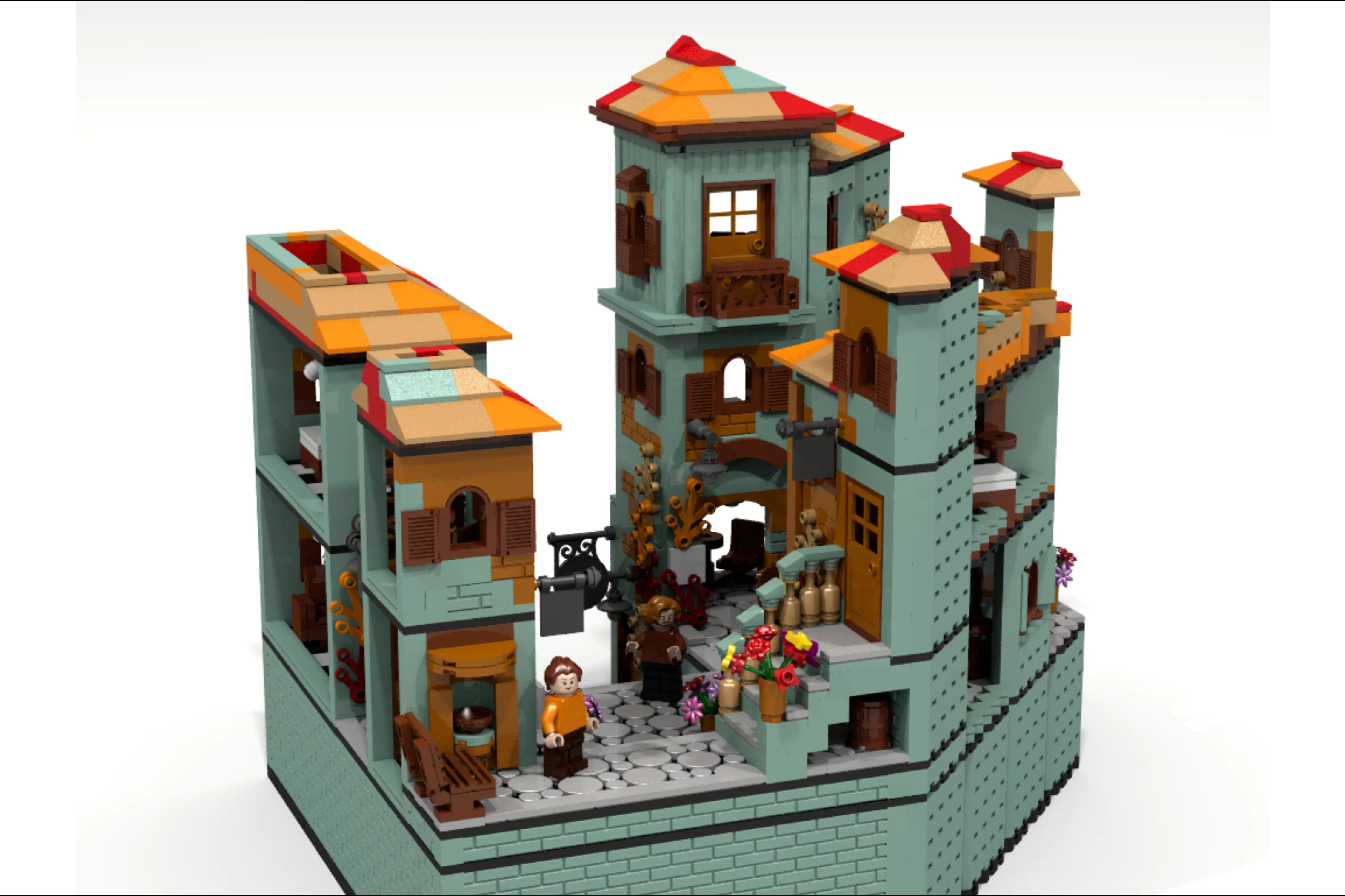 Italian Village Diorama | LEGO® Ideas