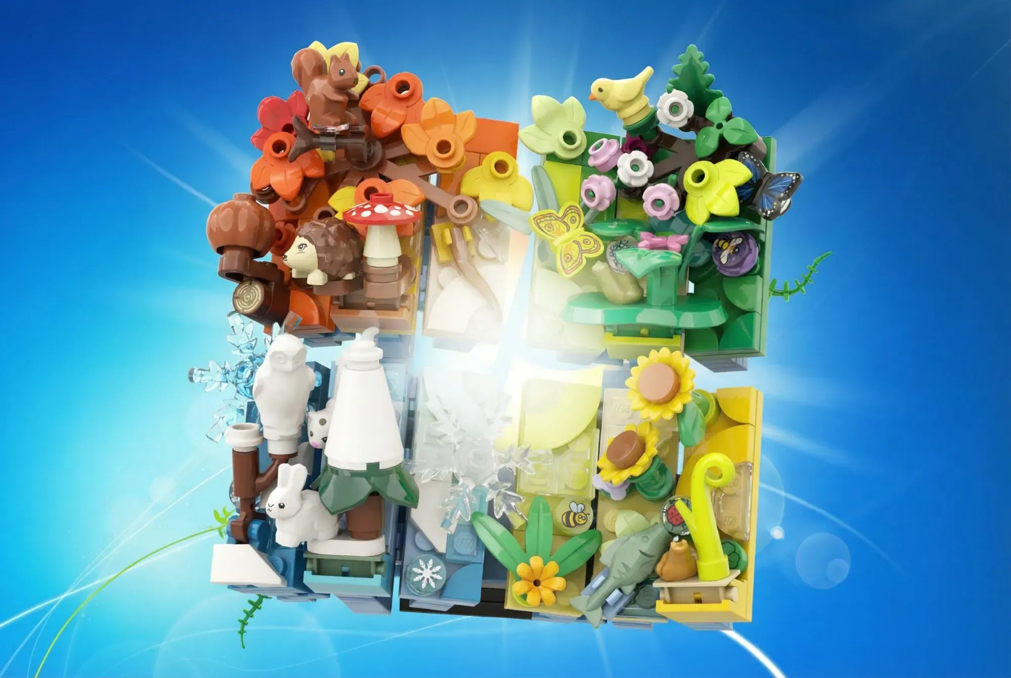 Microsoft Windows – The Four Seasons 🌱☀️🍁 ️ | LEGO® Ideas