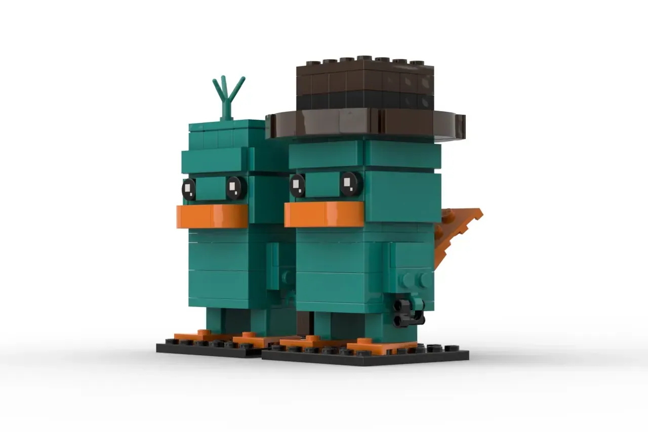 Perry the Platypus and Agent P - BrickHeadz | LEGO® Ideas