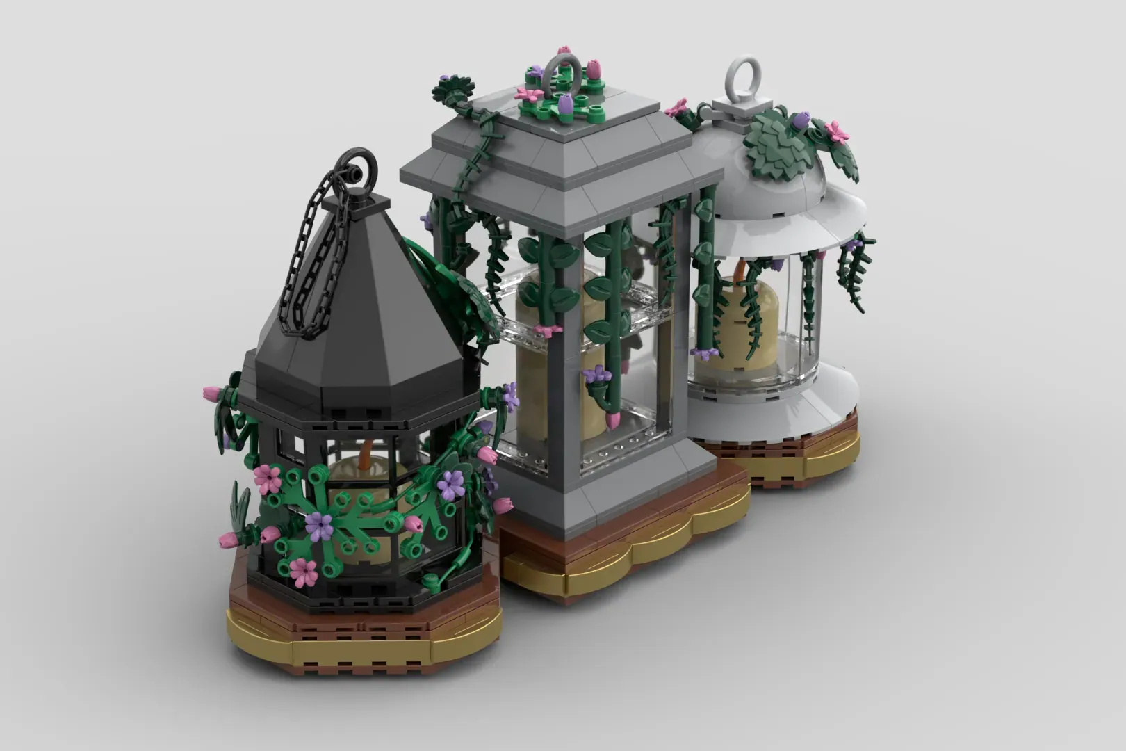 Overgrown Lantern Display | LEGO® Ideas