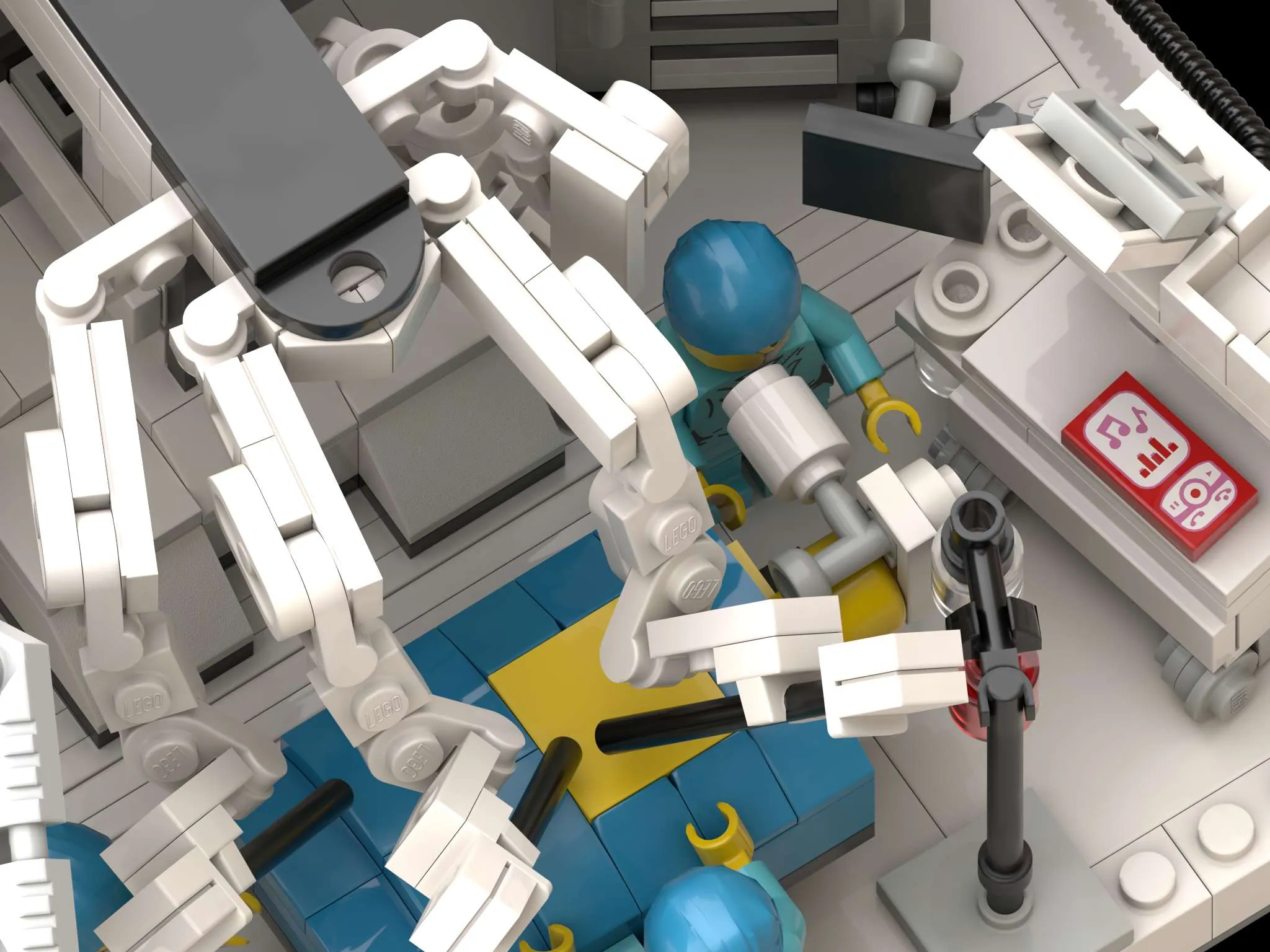 Contemporary Surgery Theatre - Da Vinci Robotic Surgical System | LEGO ...
