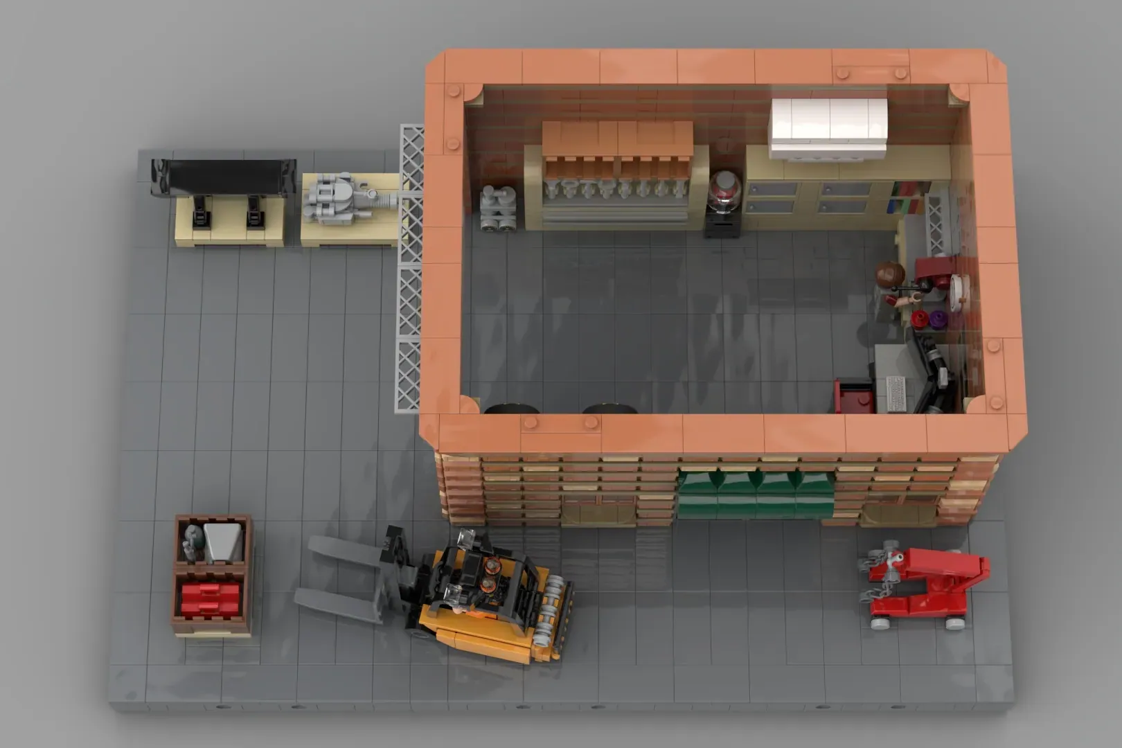 Modular Tuner's Garage | LEGO® Ideas