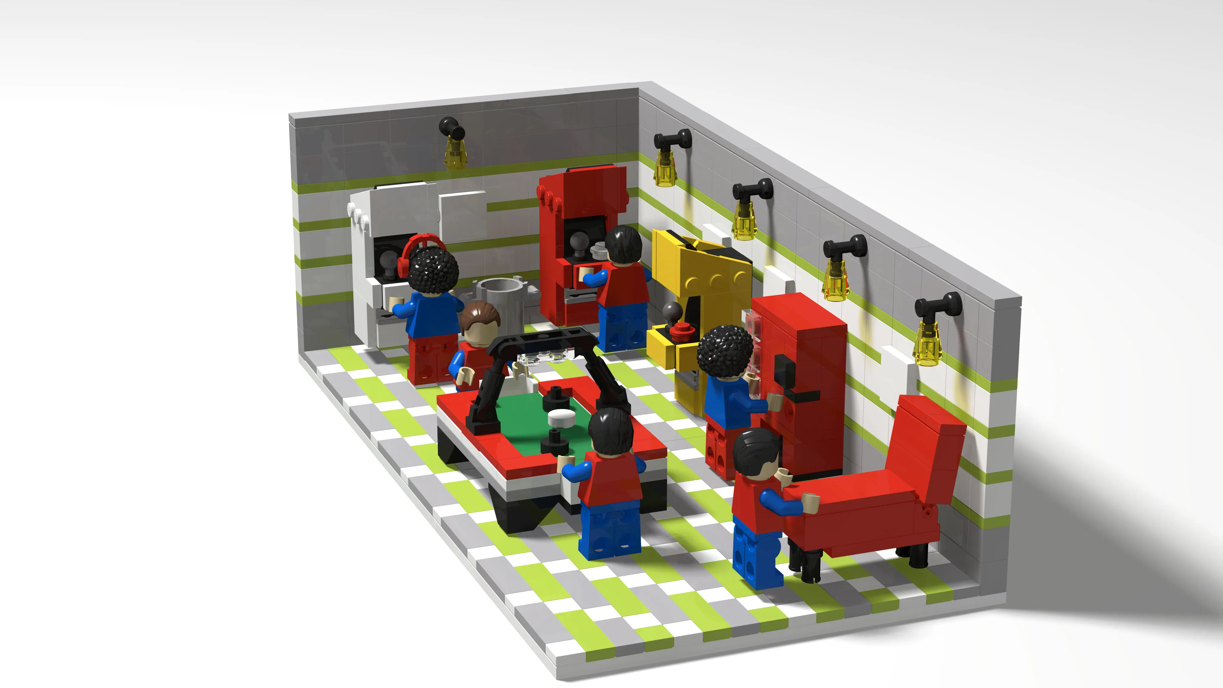 Giga Game Room Arcade | LEGO® Ideas