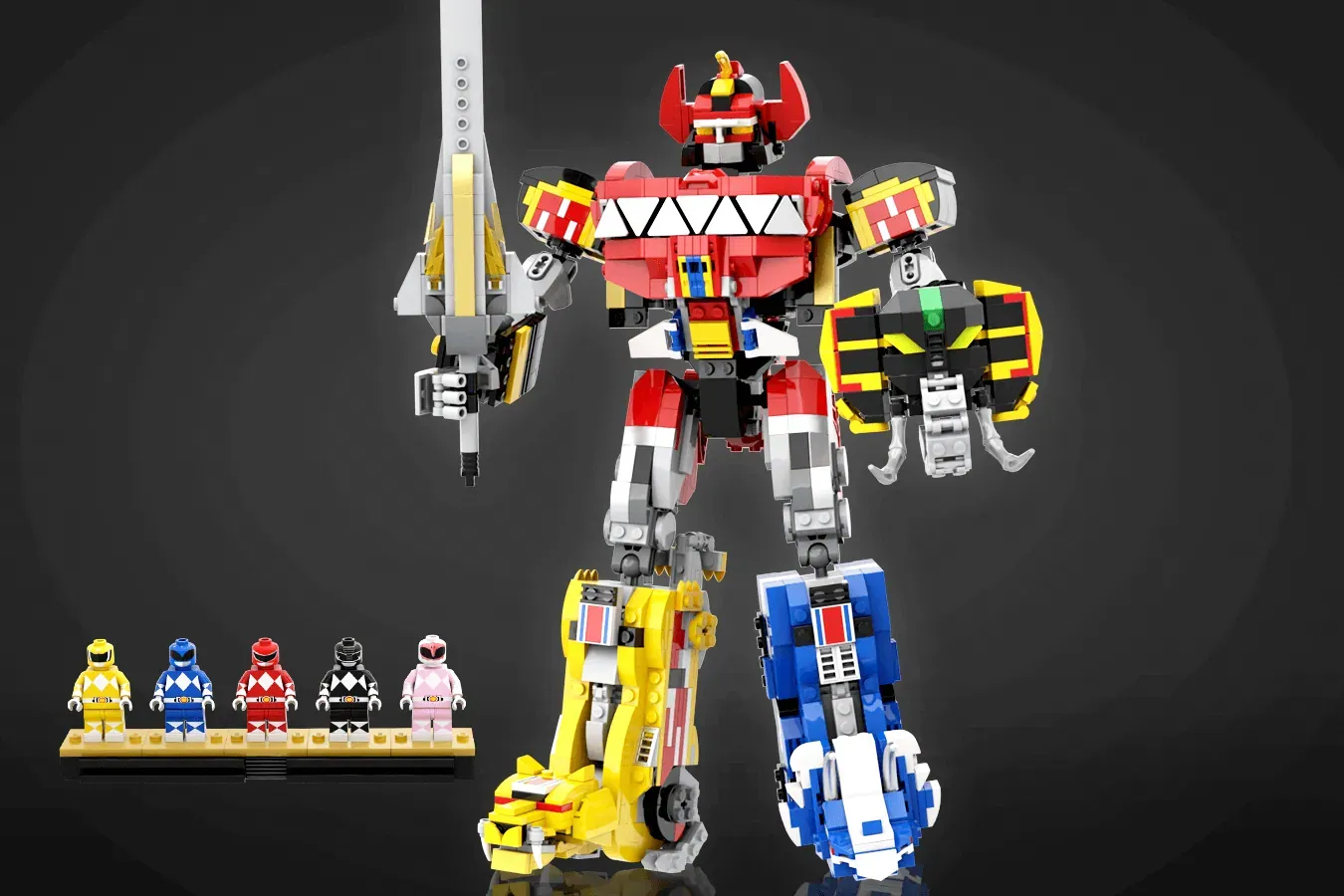 Go Go Power Rangers! Lego Megazord | LEGO® Ideas