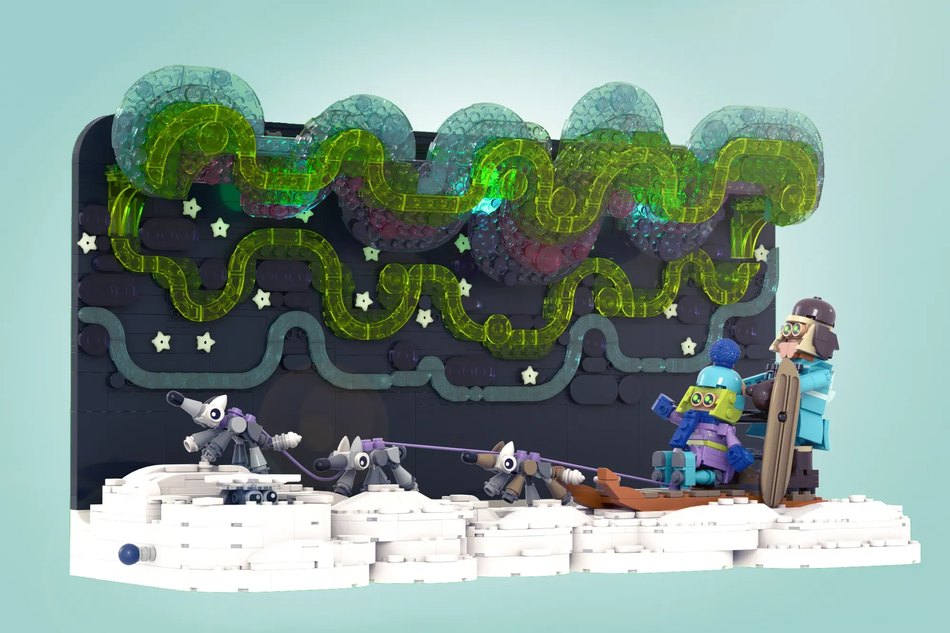 Diorama Northern Lights