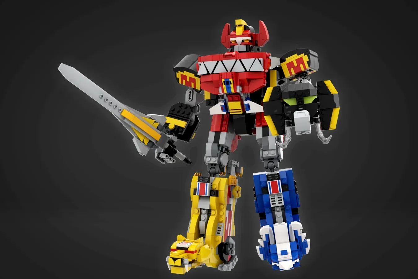 Go Go Power Rangers! Lego Megazord | LEGO® Ideas