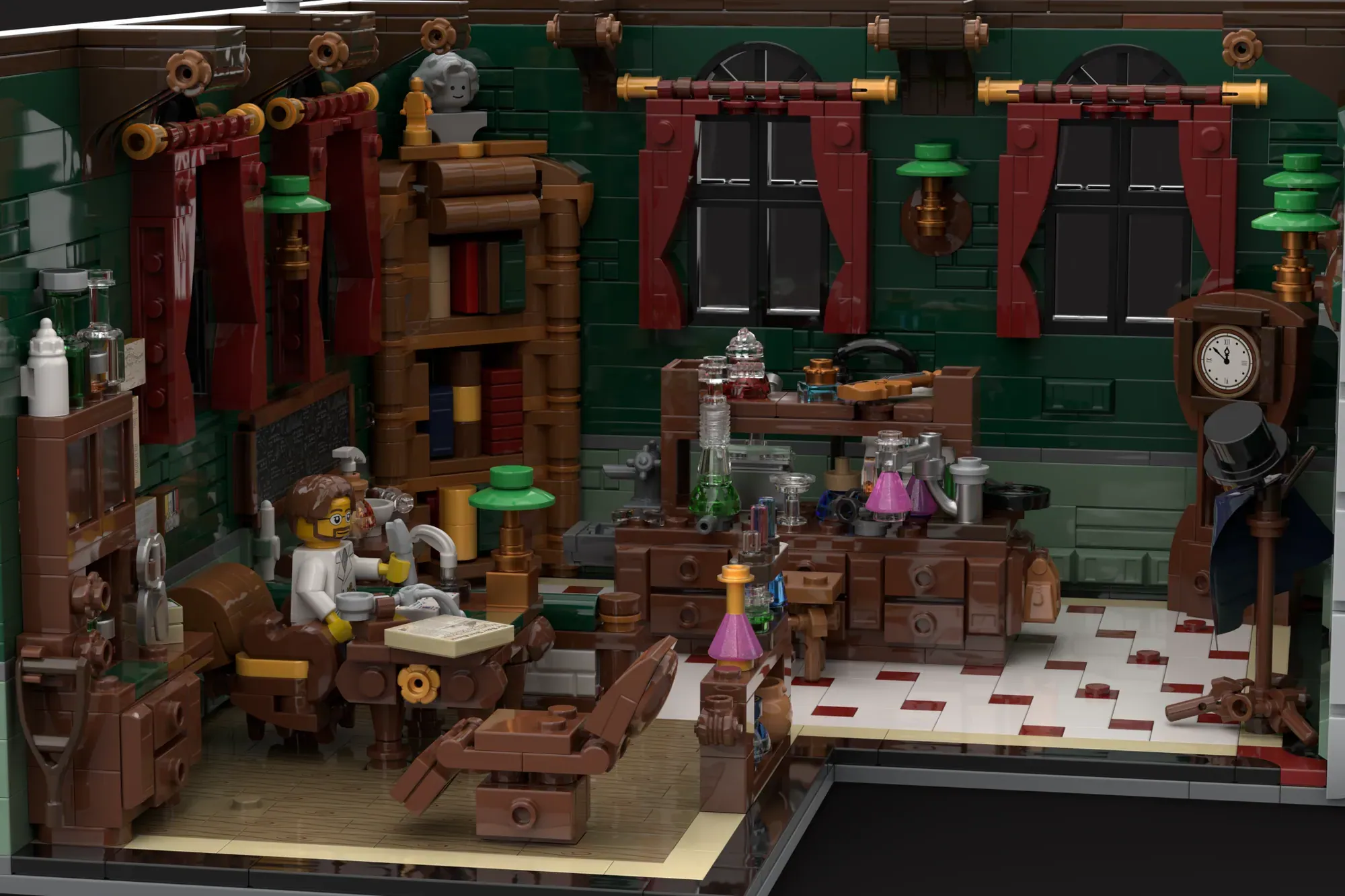 Doctor Watson’s Office: A 19th Century Victorian House | LEGO® Ideas