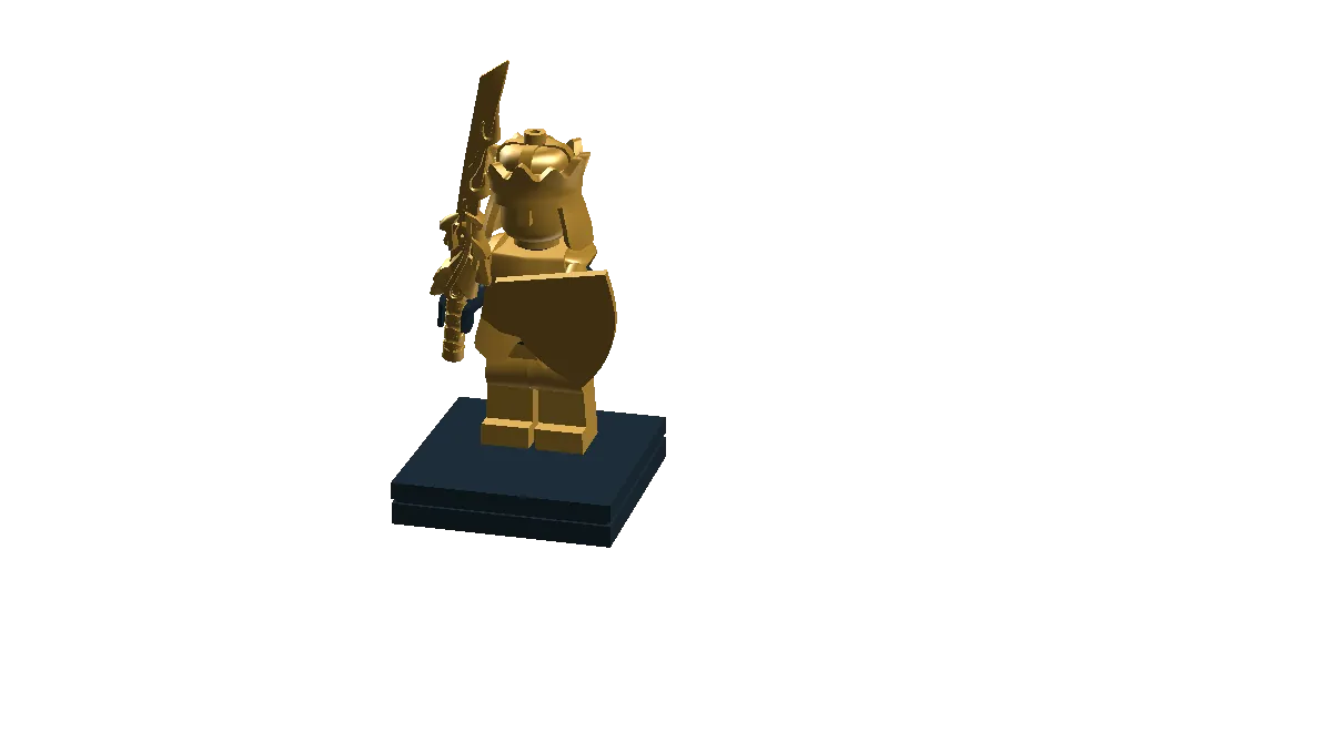 Golden Minifig Warrior | LEGO® Ideas