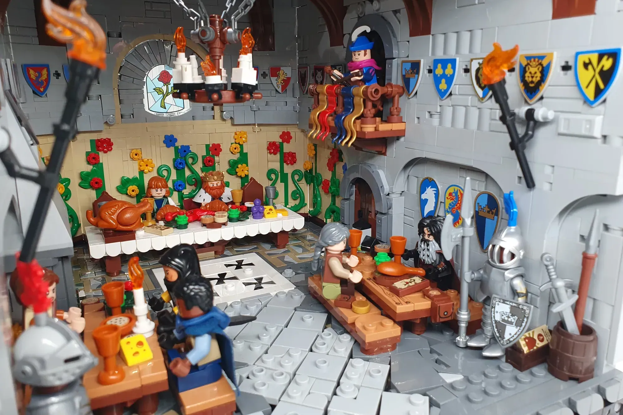 Medieval Great Hall Book Nook | LEGO® Ideas