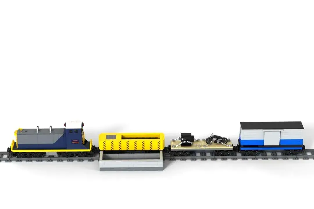 Cargo Train W/ Operating Cars | LEGO® Ideas
