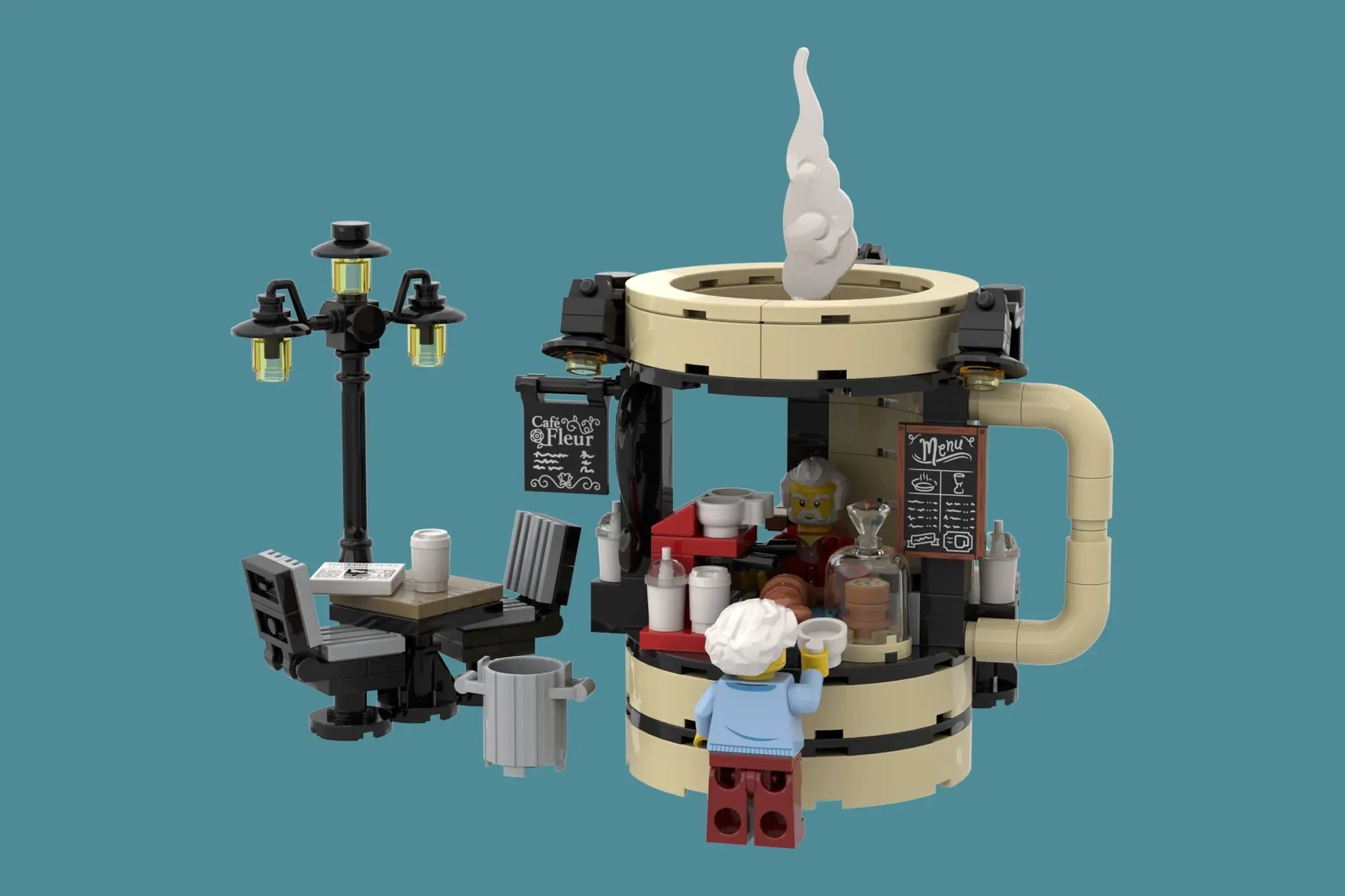 Cup Street Coffee Shop | LEGO® Ideas