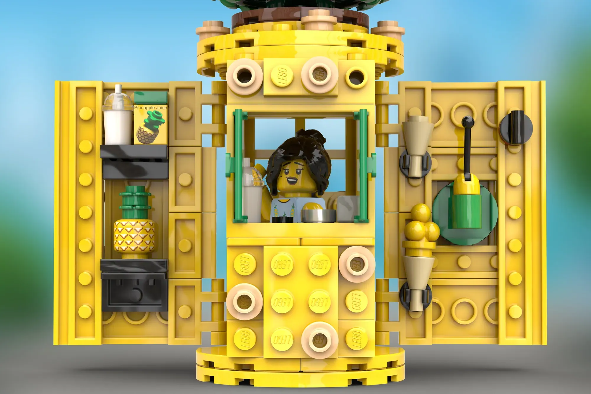 Pure Pineapple Products Pop-Up | LEGO® Ideas