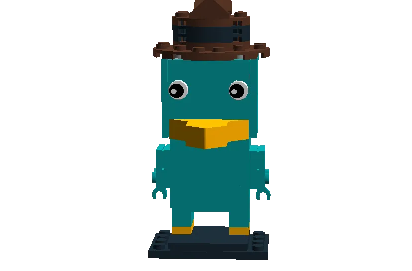 Phineas and Ferb, Perry the Platypus Brickheadz | LEGO® Ideas