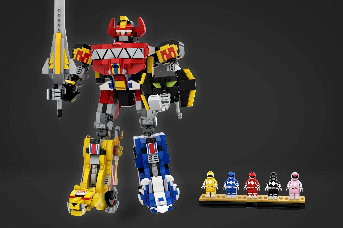 Go Go Power Rangers! Lego Megazord | LEGO® Ideas