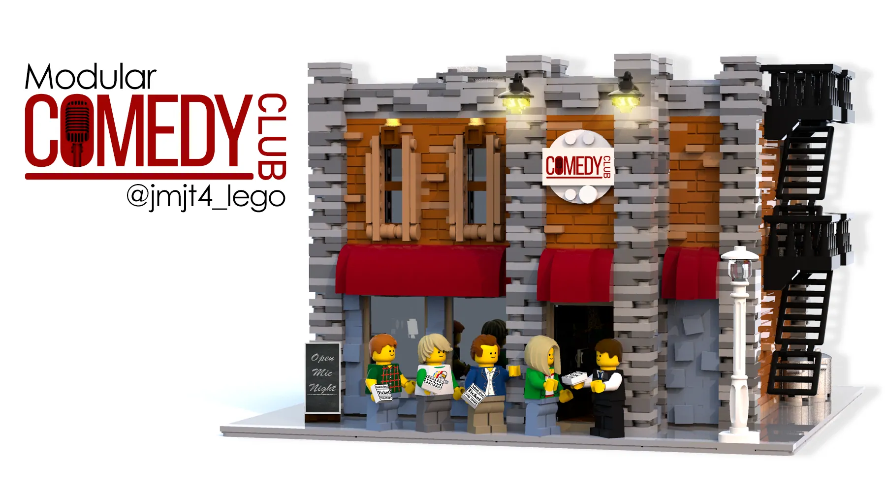 Modular Comedy Club | LEGO® Ideas