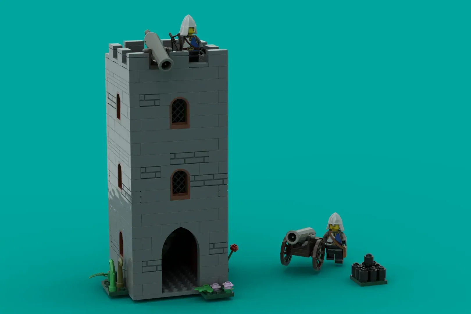 A Classic Medieval Tower | LEGO® Ideas