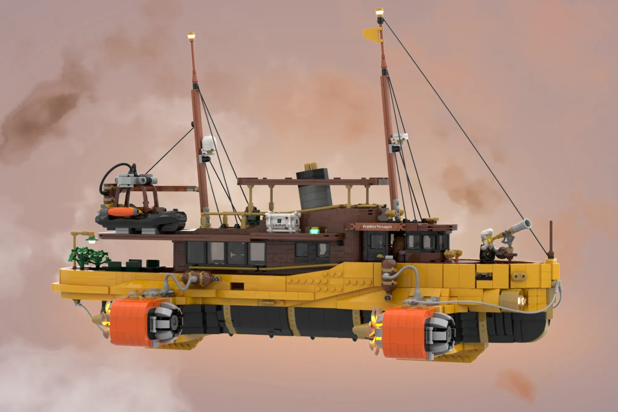 Zephyr Voyager: Chet Flybergs Amazing Airship | LEGO® Ideas