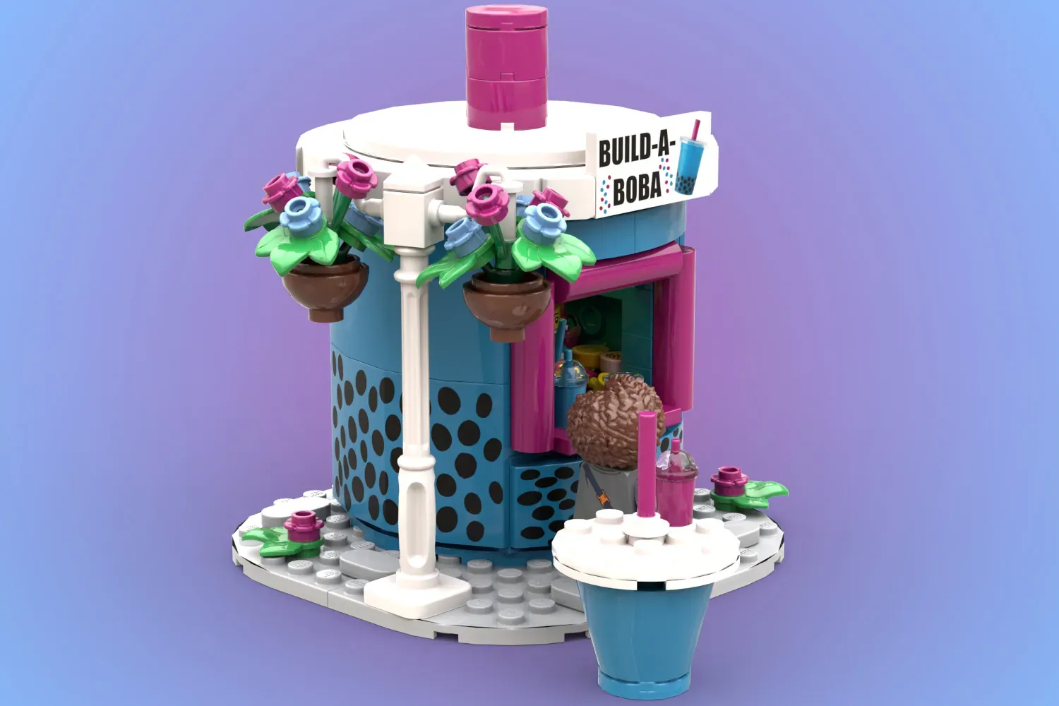 Build-a-Boba Boba Tea Stall | LEGO® Ideas