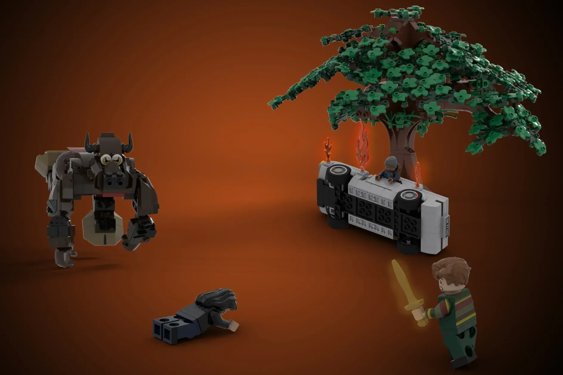 🔱Percy Jackson and the Olympians🔱 - The Minotaur's Attack | LEGO® Ideas