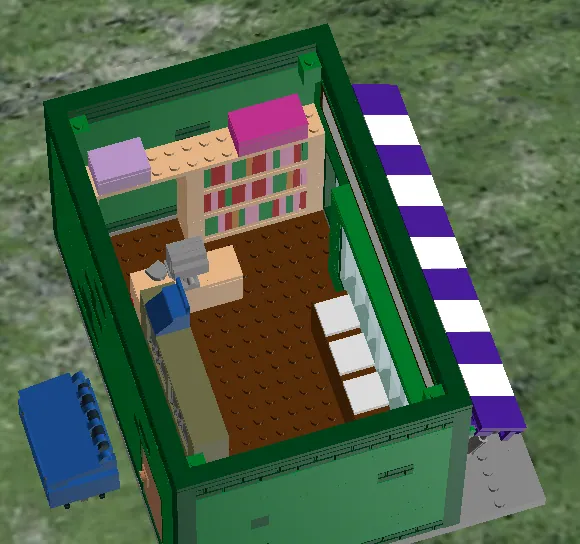 The Simpsons The Android's Dungeon and Baseball Card Shop | LEGO® Ideas