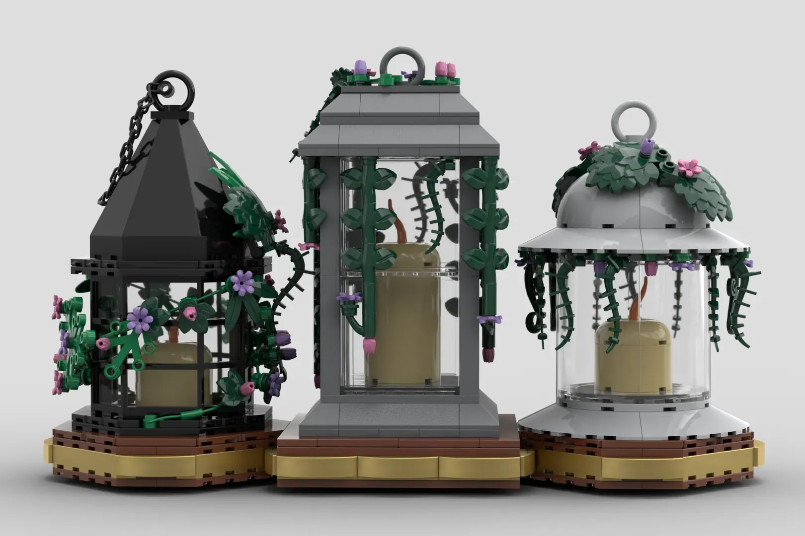 Overgrown Lantern Display | LEGO® Ideas