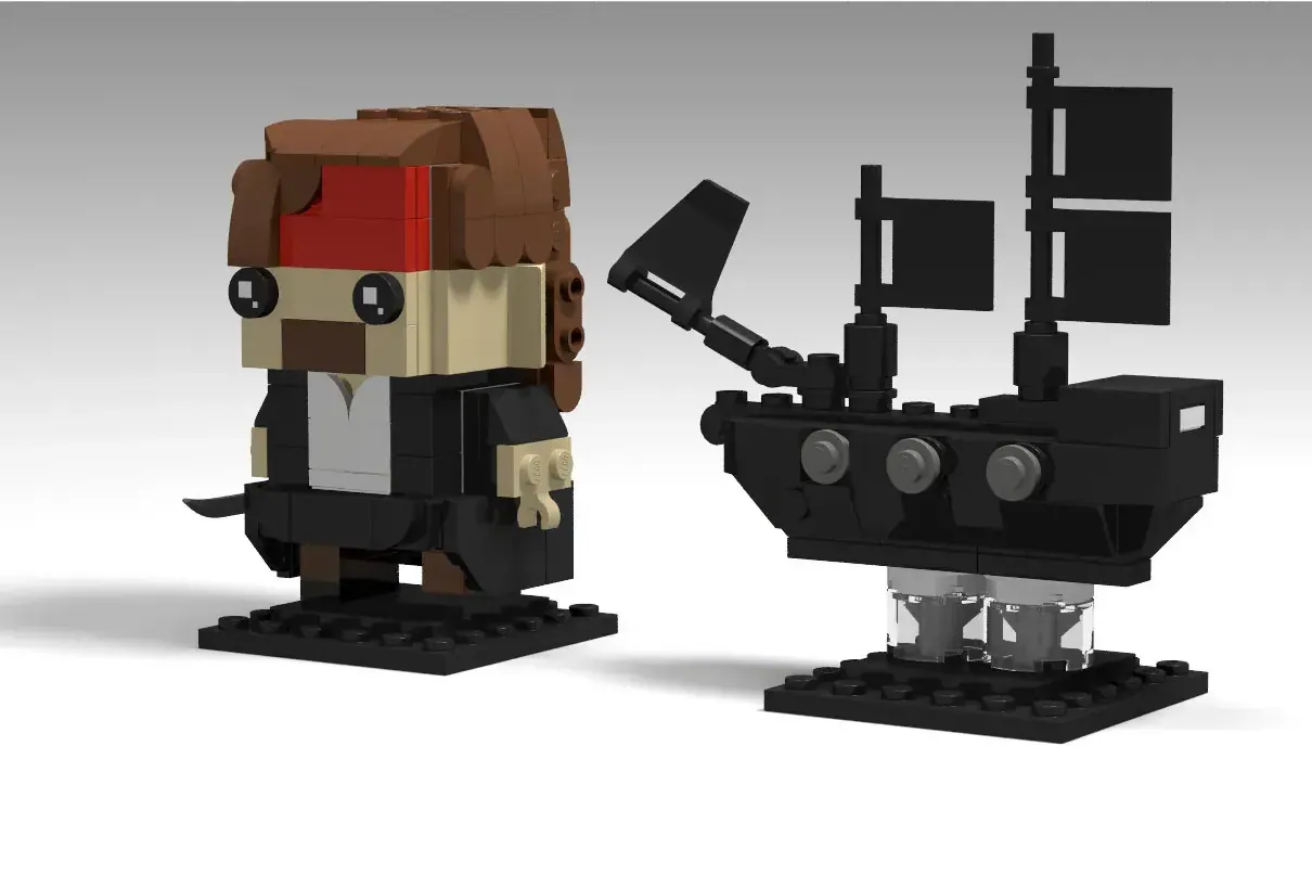 Captain Jack Sparrow: The Curse of the Brickheadz | LEGO® Ideas